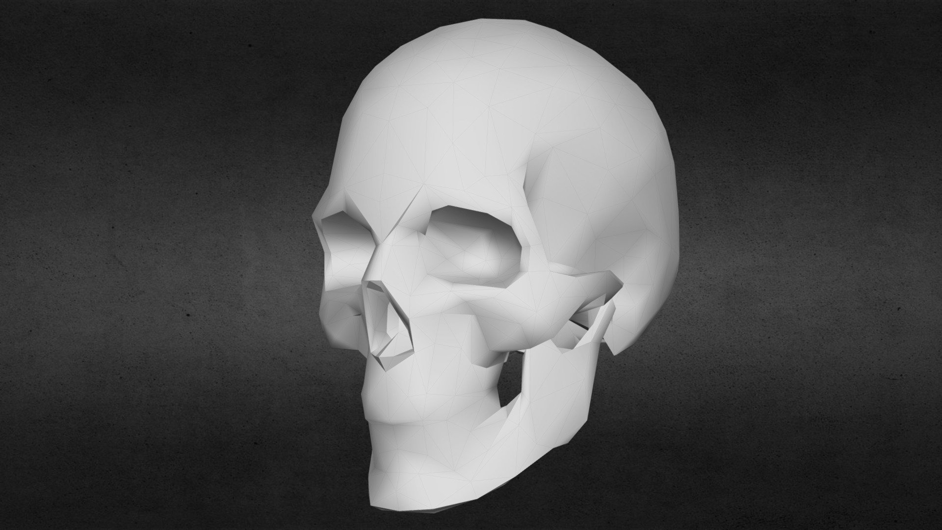 Low Poly Skull - Buy Royalty Free 3D model by SeberdrA [47b753f ...