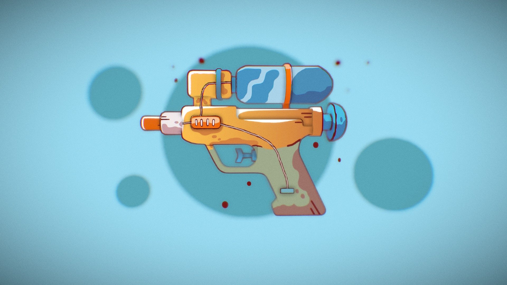 Water Pistol - Download Free 3D model by makcutka250 [47b7543] - Sketchfab