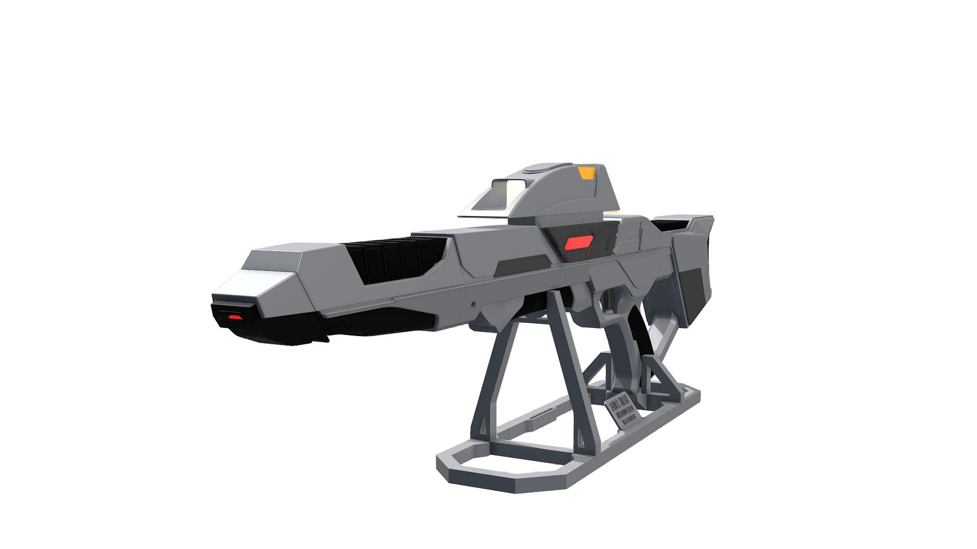 Type 3A Phaser Rifle - Star Trek - STL - Buy Royalty Free 3D model by ...