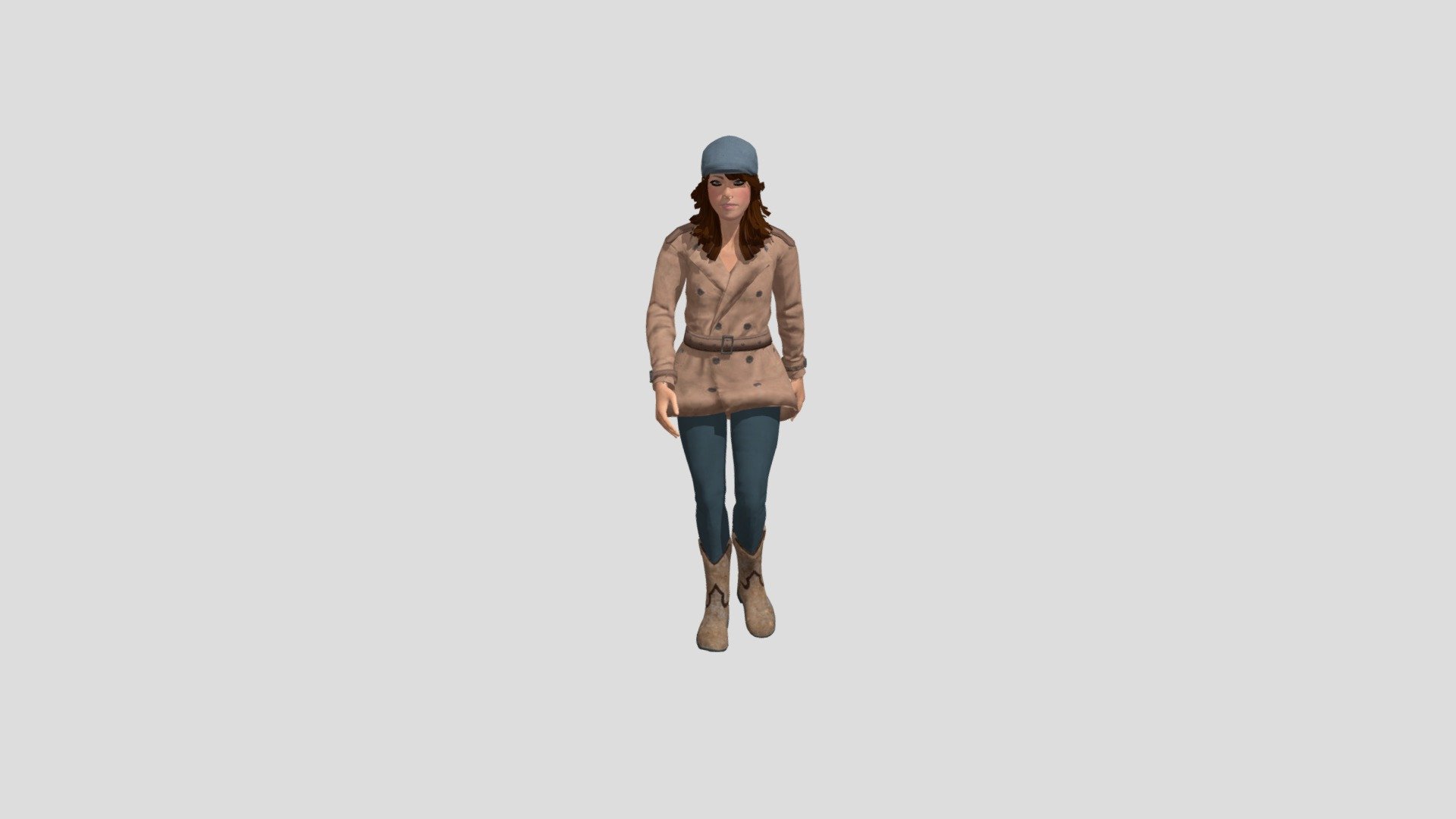 Walking Backwards - Download Free 3D model by patriciateodoru [47bac28 ...