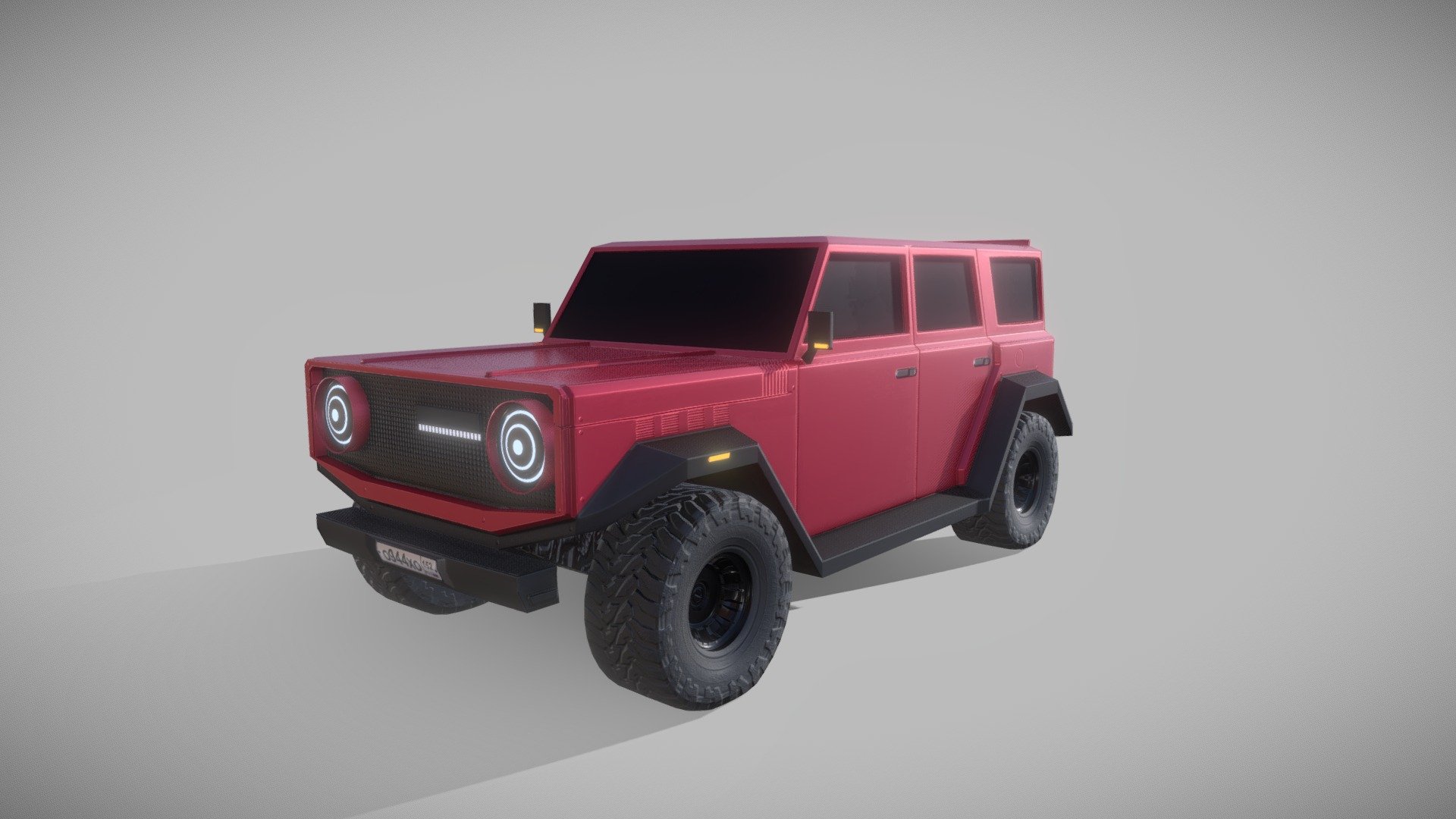 Off-road vehicle SUV gameready - 3D model by Markov M S (@markms ...