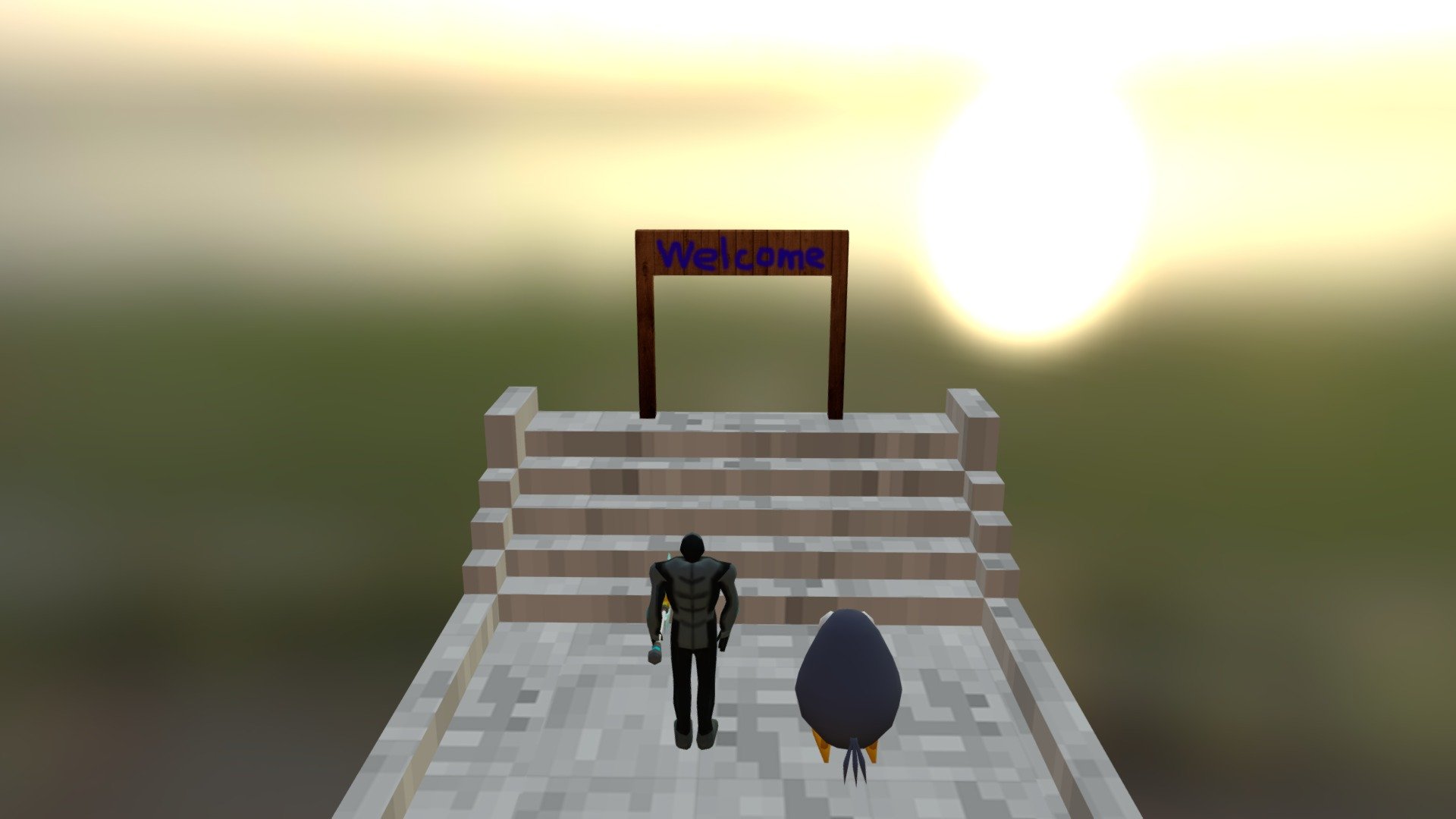 Welcome To Minecraft - 3D model by Iyaz [47bfc76] - Sketchfab
