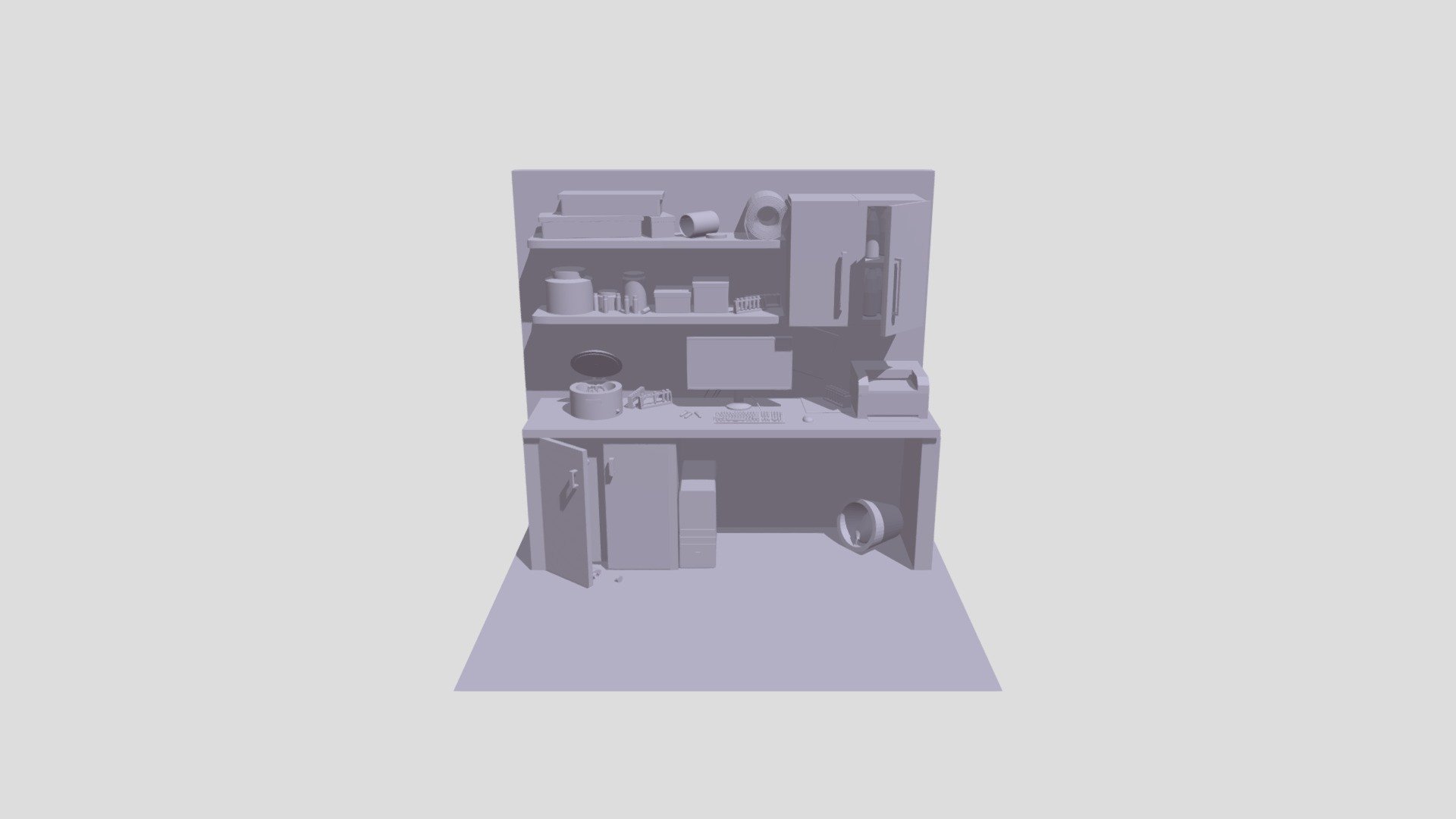 Lab - Download Free 3D model by worrypepega [47bff2d] - Sketchfab