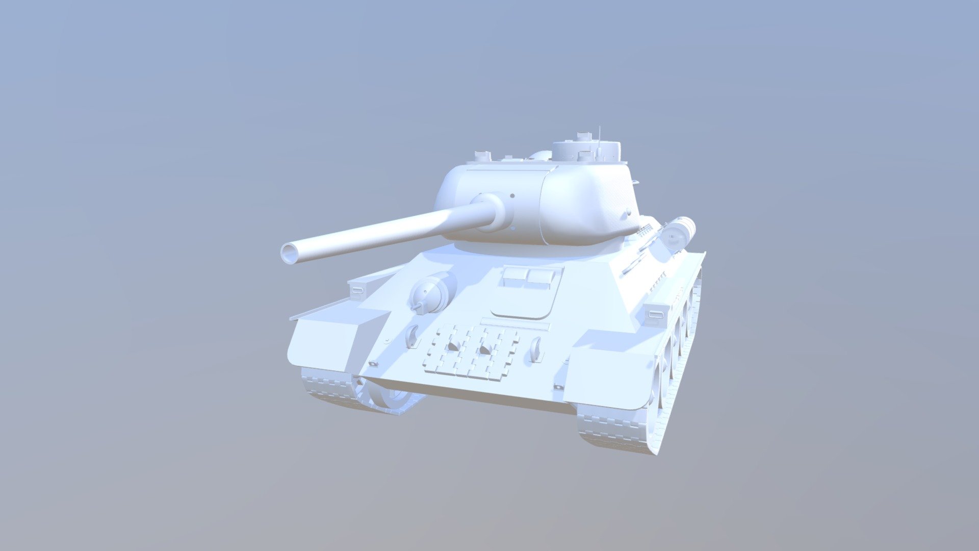 Tank T-34 - 3D model by djokergenie [47c1401] - Sketchfab