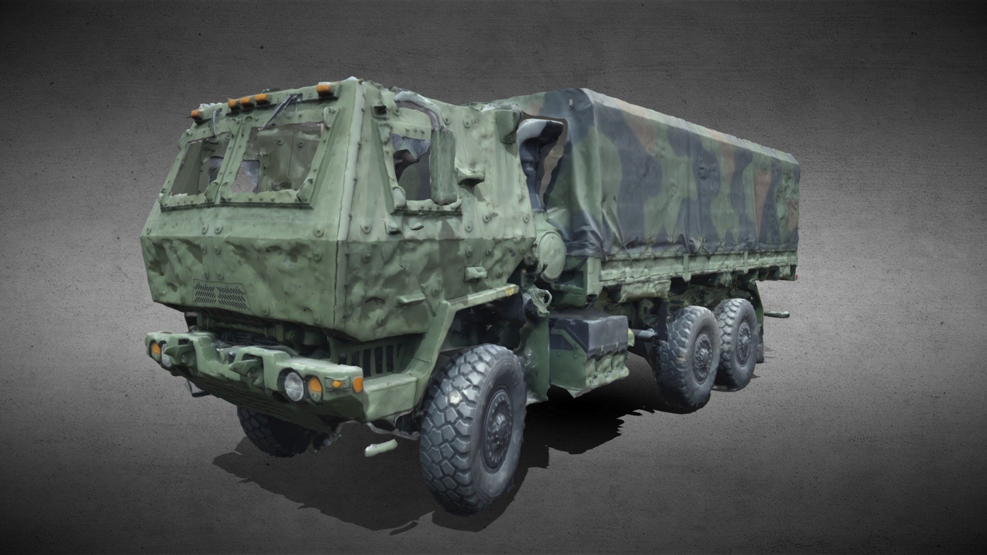 FMTV M1085a 6x6 Cargo truck - Download Free 3D model by frutabela ...