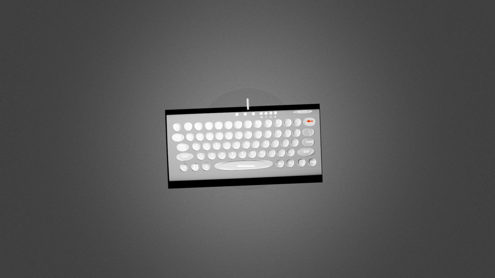 Gaming keyboard 3dmodel 3D model - Download Free 3D model by ...