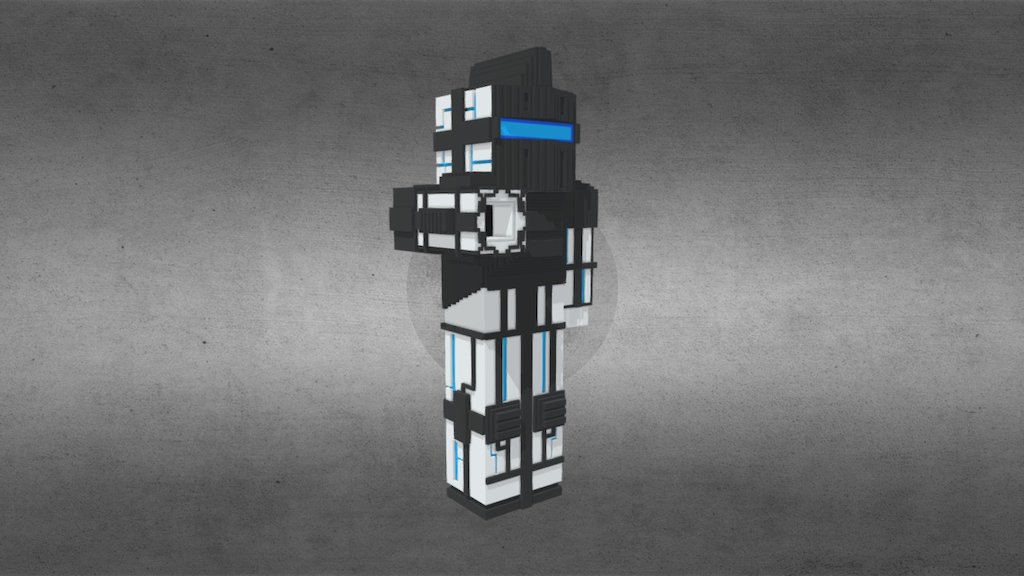 Minecraft Robot - 3D model by Anomaly Artz (@AnomalyAlpha) [47c6217 ...