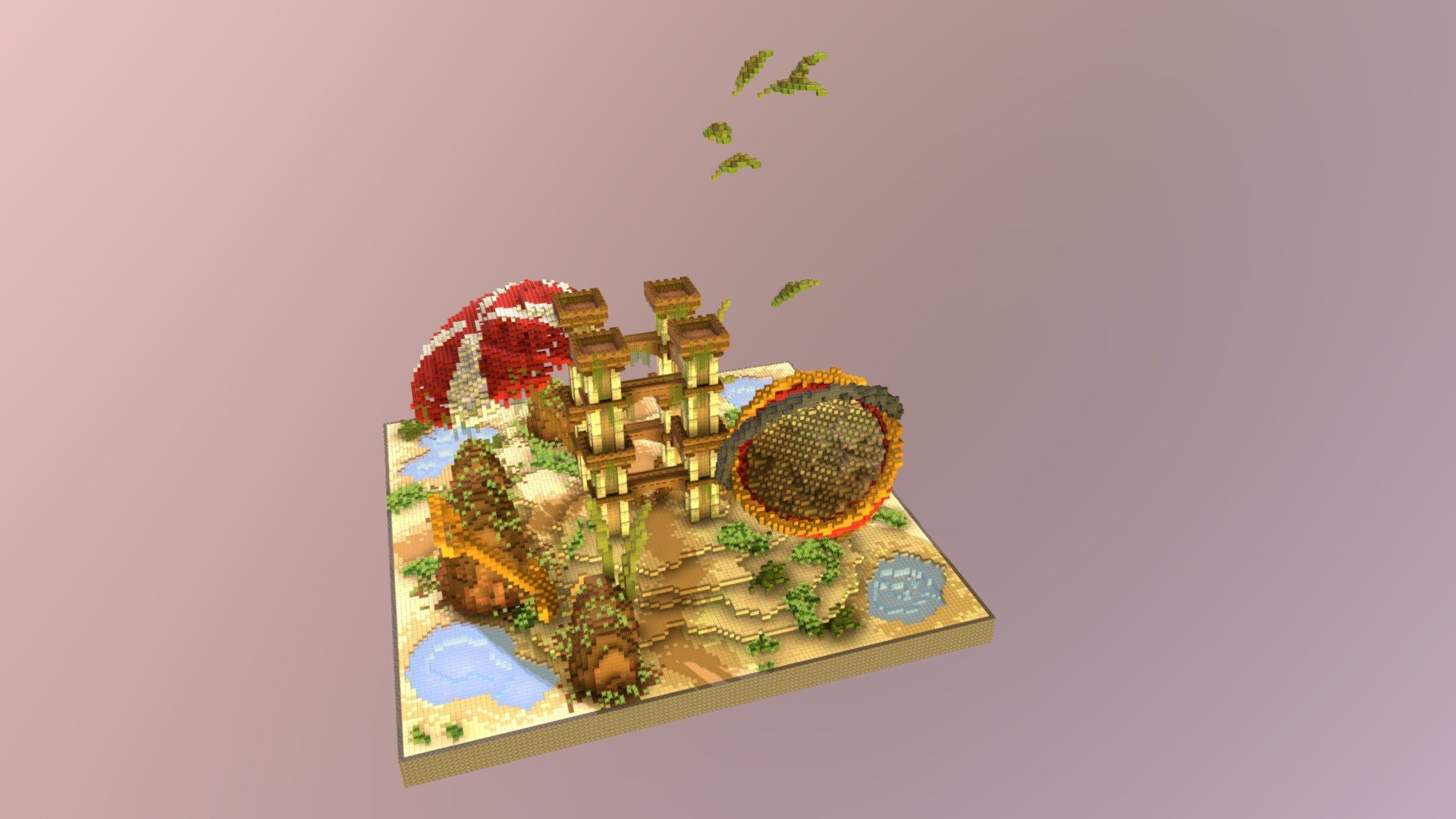 KoTh / Summer Theme - Download Free 3D model by KoraProjects [47c6efd ...