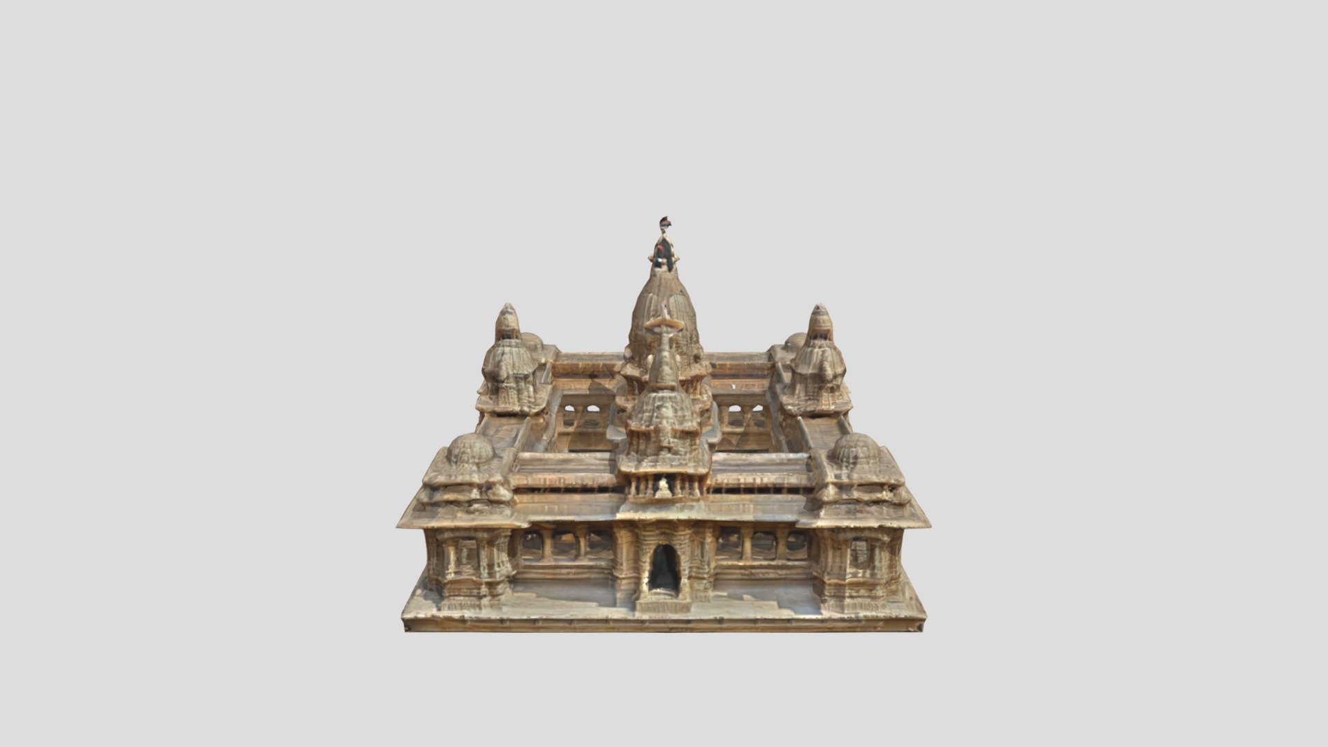 Indian_ Dwarka_temple_test2_fbx - 3D model by lowpolycart [47c7088 ...
