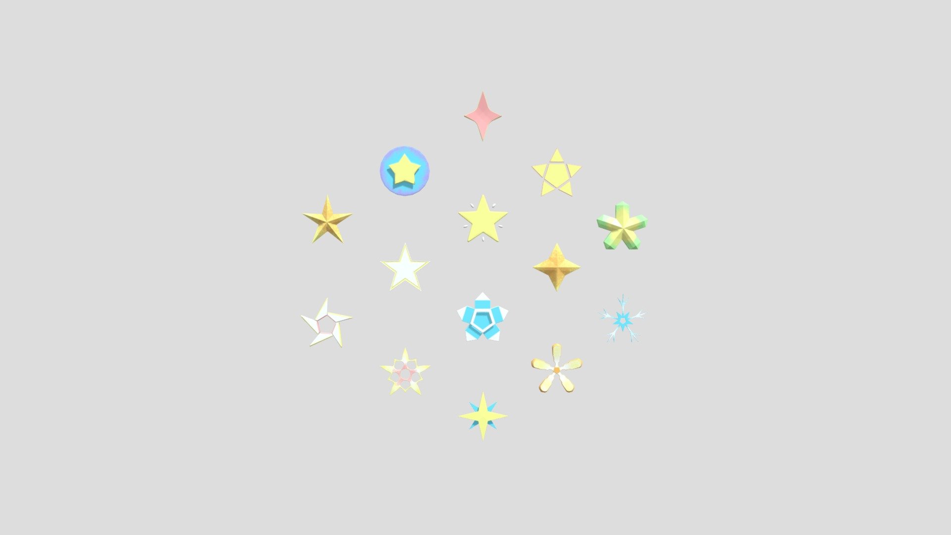 Stars - 3D model by amsiu [47c79db] - Sketchfab
