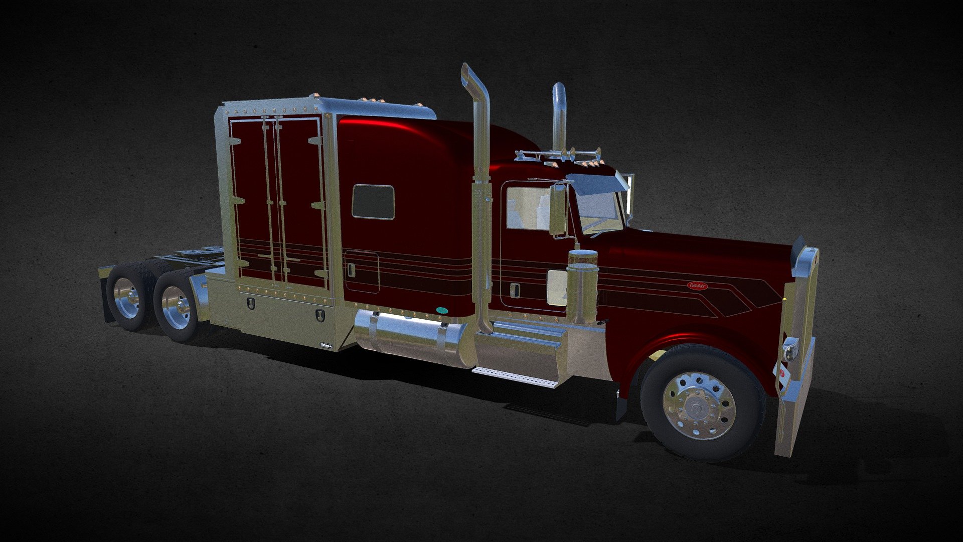 Peterbilt 389 DROM - 3D model by bansheewoj [47c7d7e] - Sketchfab