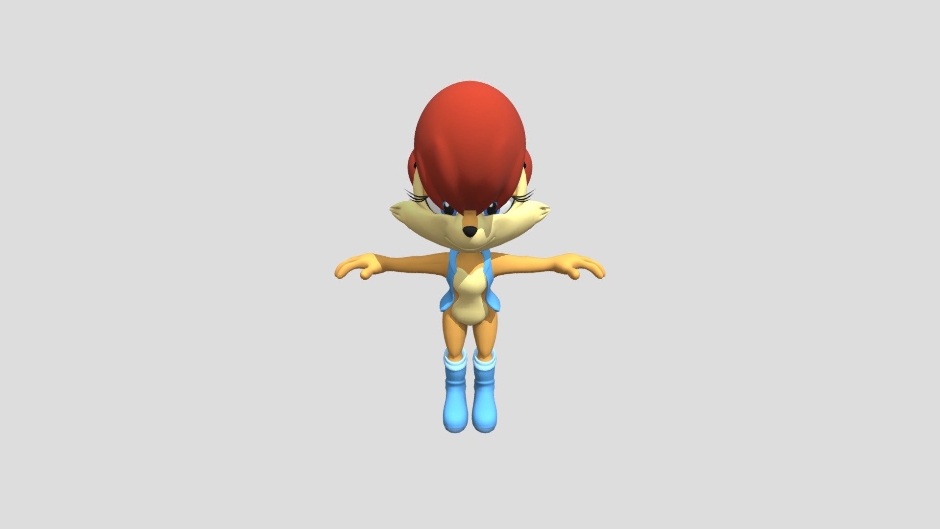 SatAM Sally Acorn - Download Free 3D model by anderlenolan [47c8ef1 ...