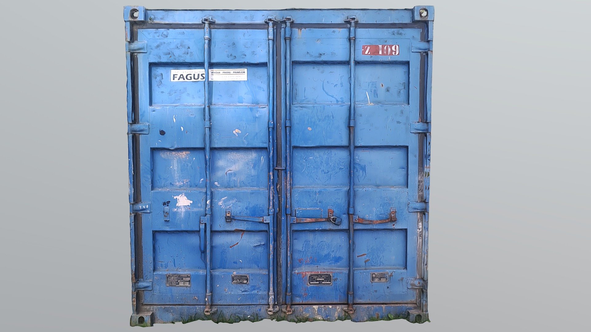 Blue container door - Download Free 3D model by Оrрндп ЯТG (@orphanrtg ...