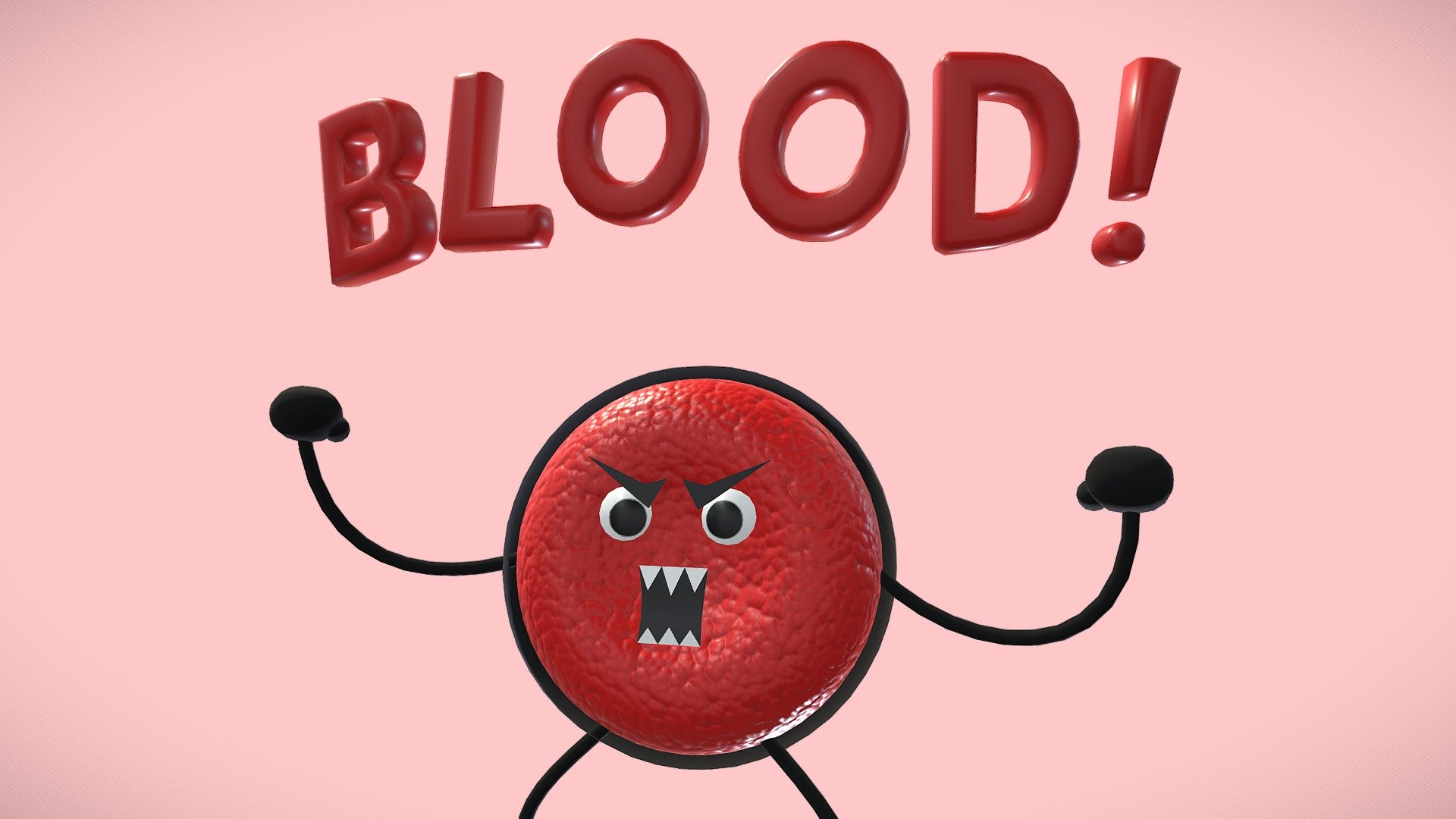 Angry Blood Cell - Download Free 3D model by Alex Sanches (@ASanches ...