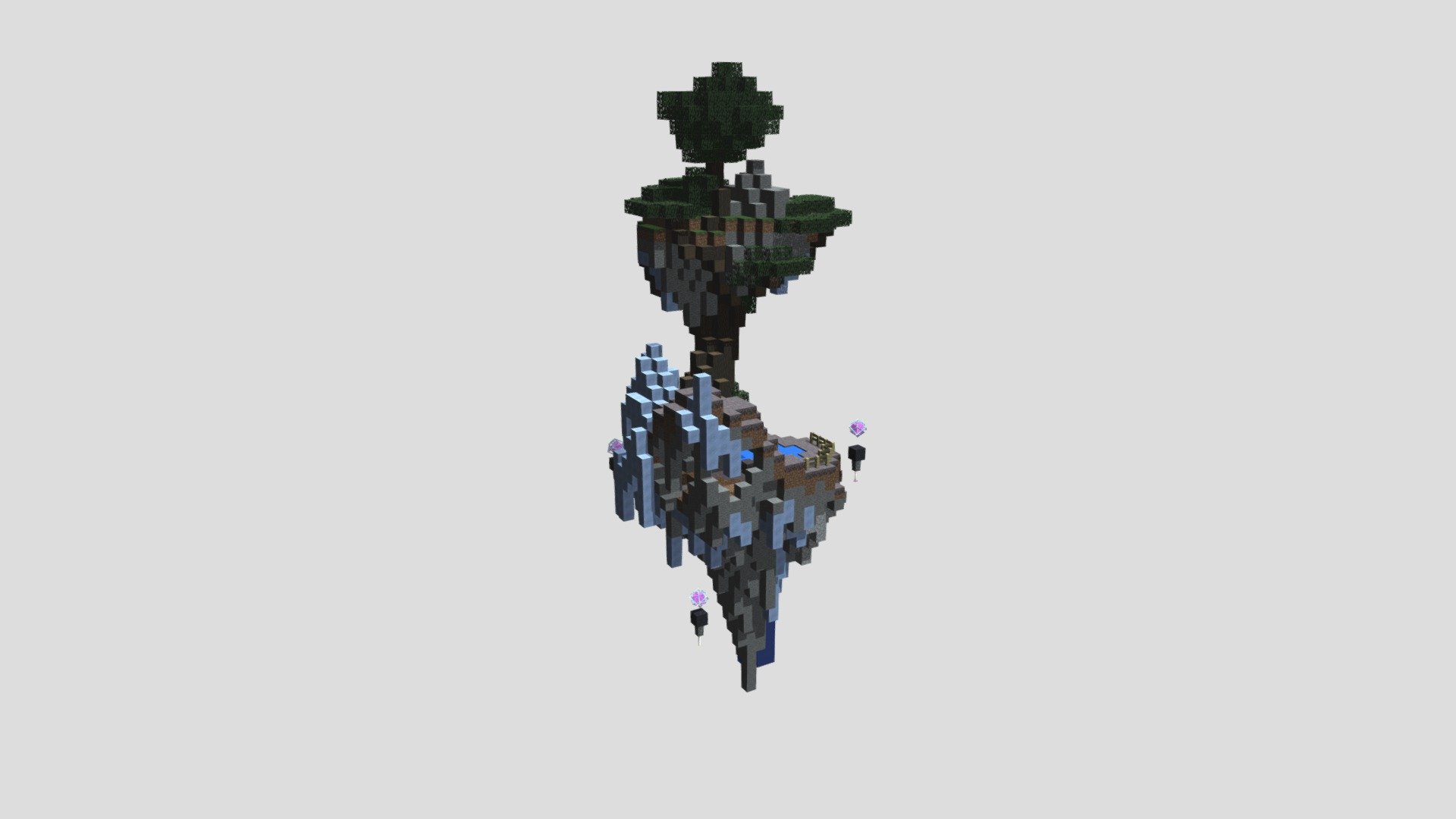 Floating Island Minecraft - Download Free 3D model by WrigglyTester91 ...