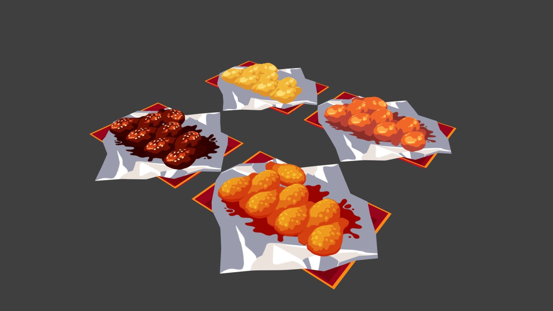 Chicken Drumsticks - Download Free 3D model by Harry Charalambous ...