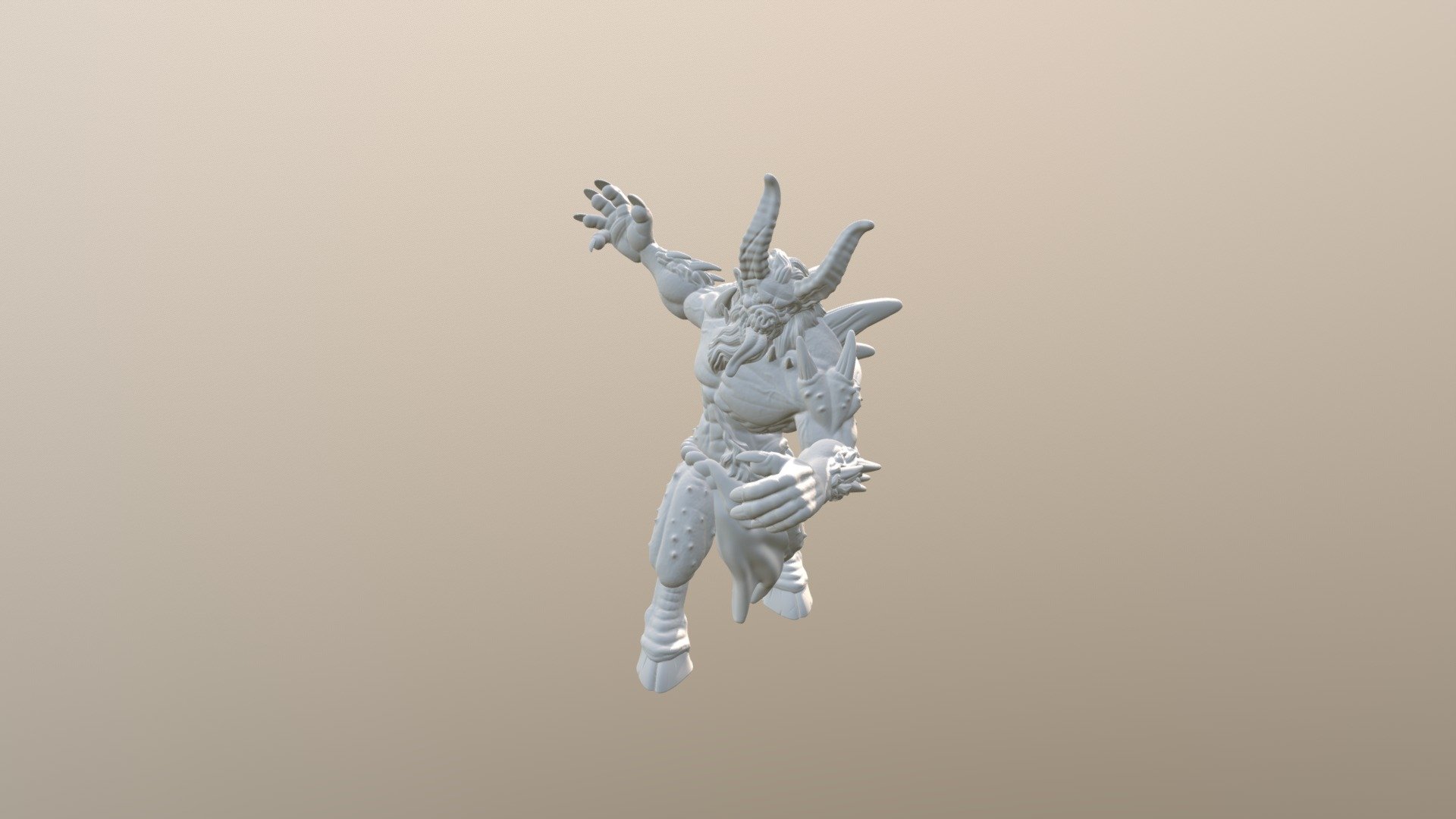 Demon - 3D model by Justin (@justinc) [47cfaf9] - Sketchfab
