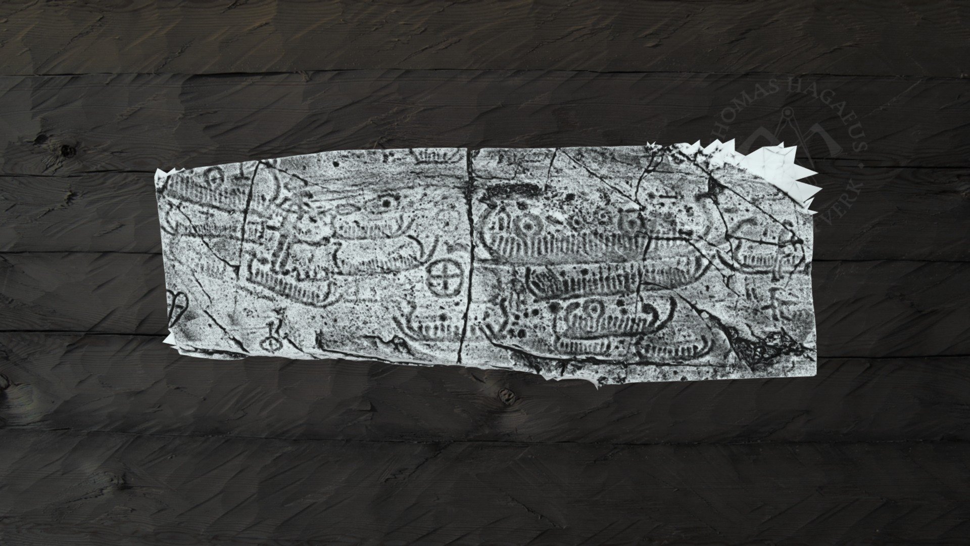 Lökebergaristningen Cavity map - 3D model by HagaeusBygghantverk ...