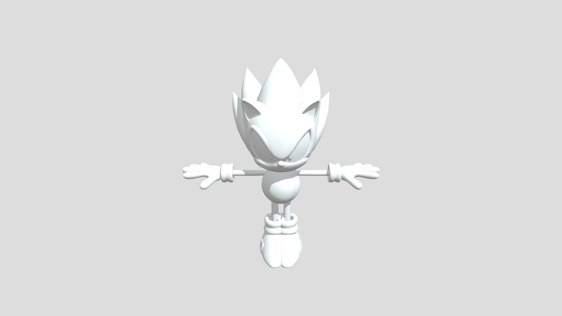 Super Sonic - 3D model by smackk (@purplepebbles12) [47d02fa] - Sketchfab