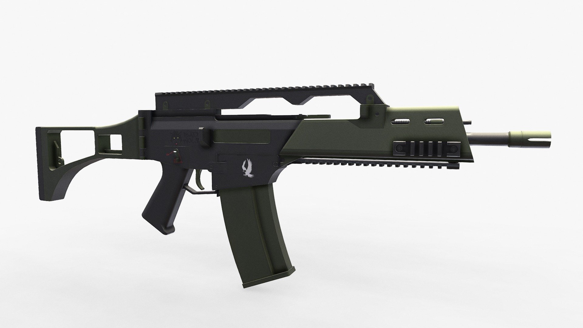Hk G36C - Download Free 3D model by Pieter Ferreira (@Badboy17Aiden ...