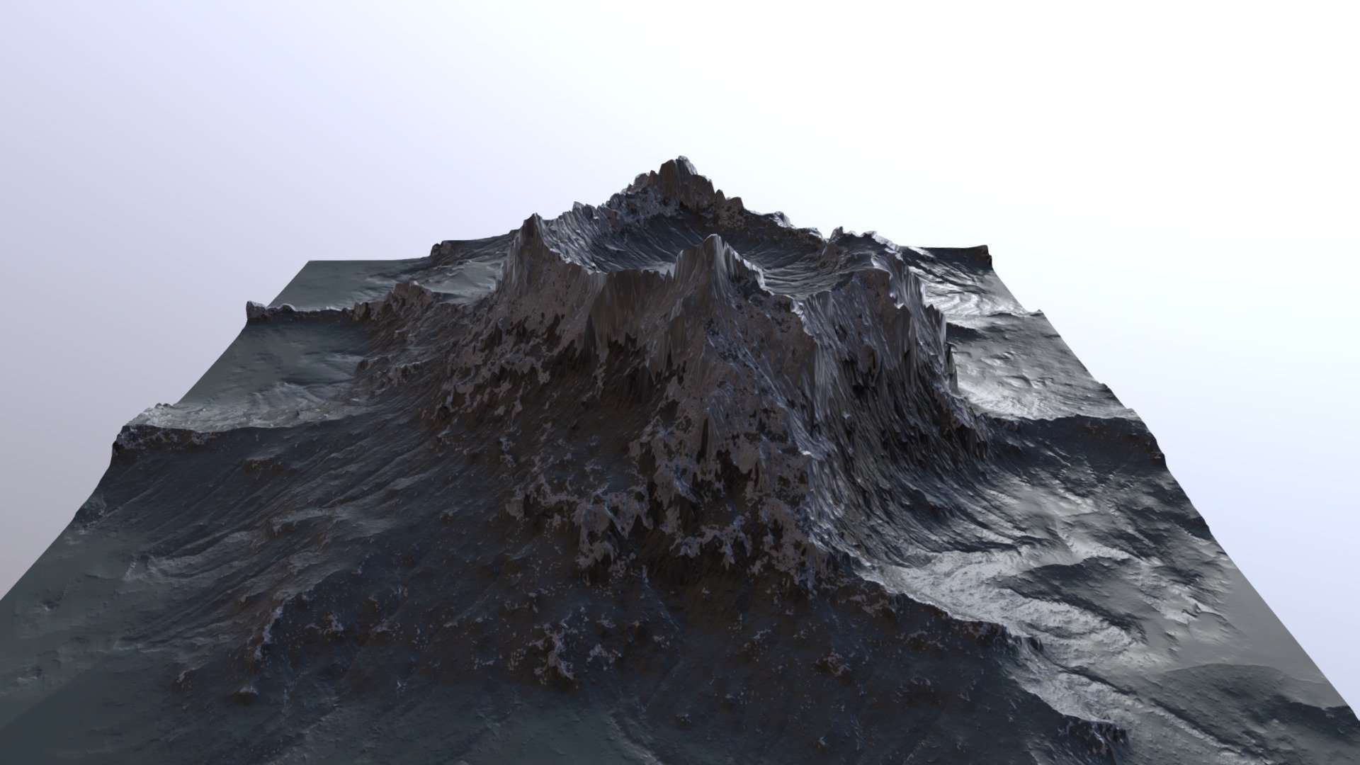 Volcano_v02 - 3D model by josevega [47d4b4b] - Sketchfab