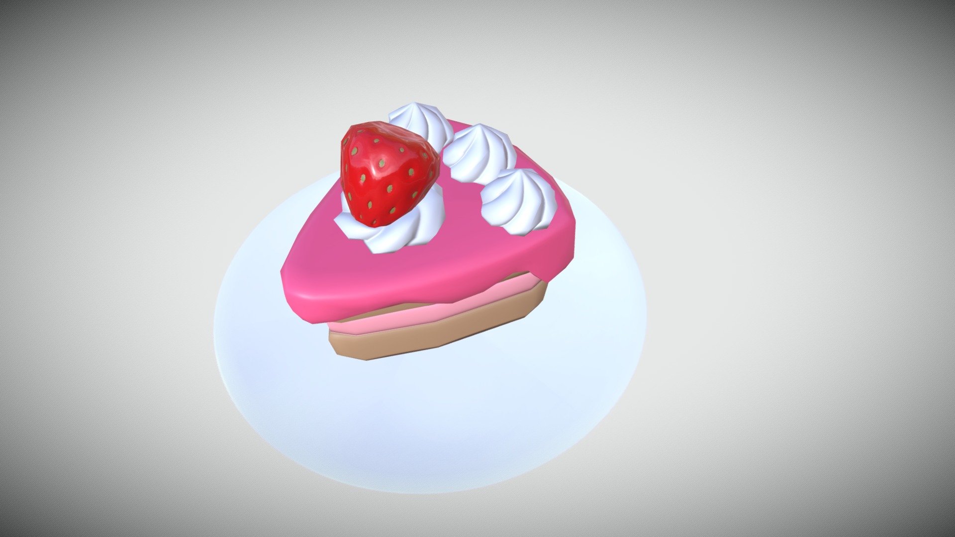 Piece of cake - 3D model by tehsourse [47d60c8] - Sketchfab