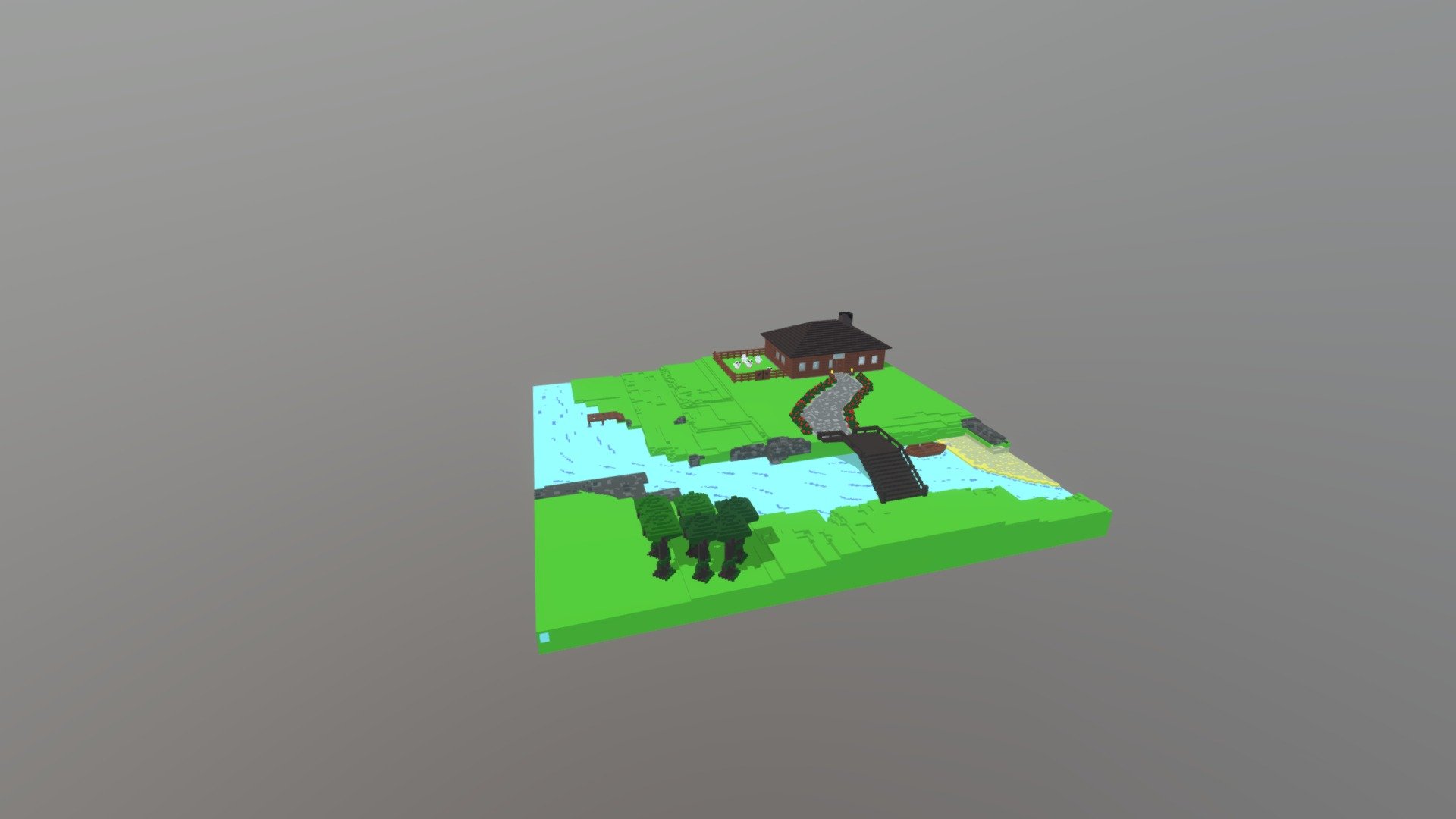 countryside - 3D model by s24363 [47d6e27] - Sketchfab