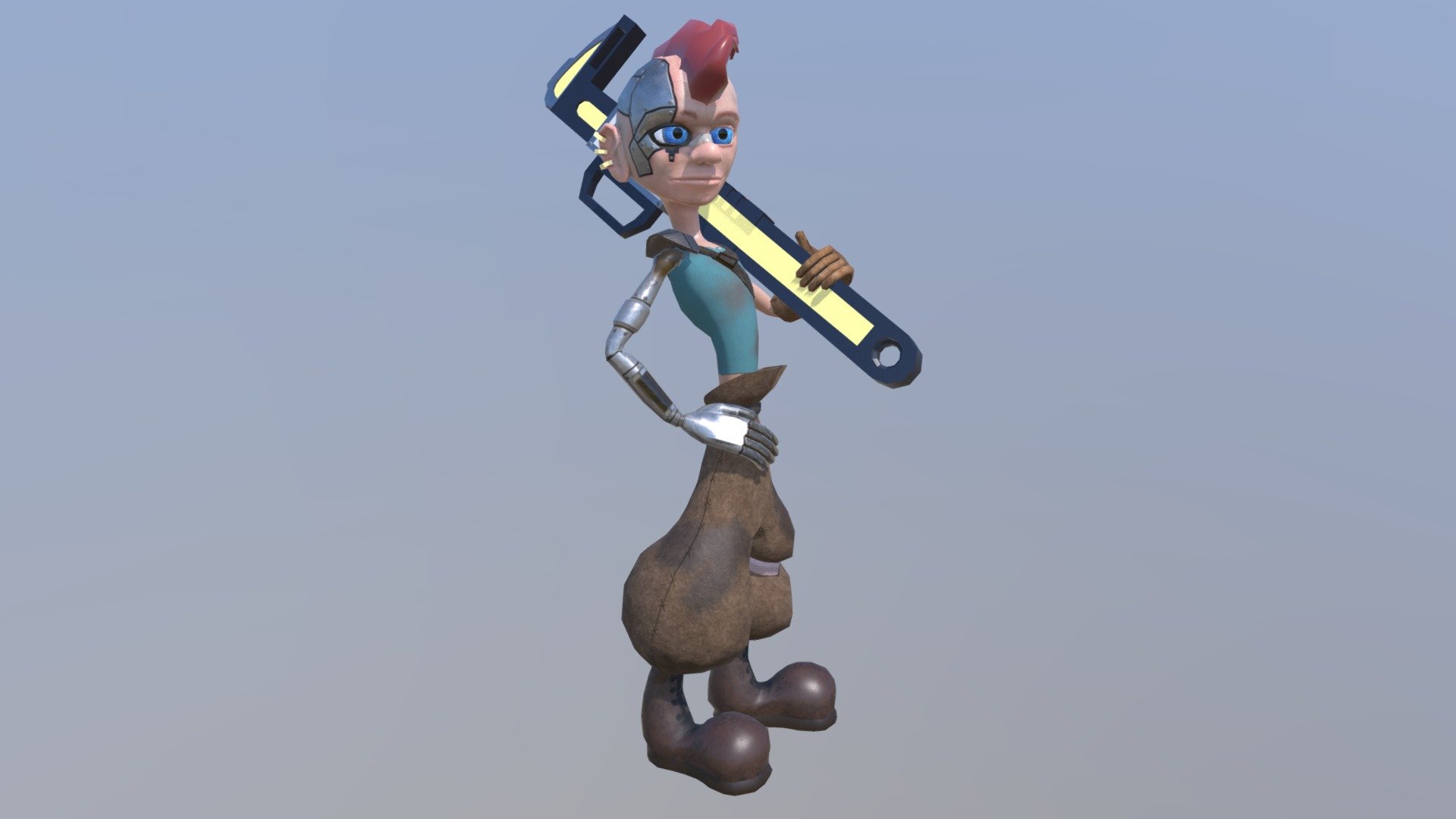 Punk Mechanic - 3D model by JessicaWhitehead [47d9a48] - Sketchfab