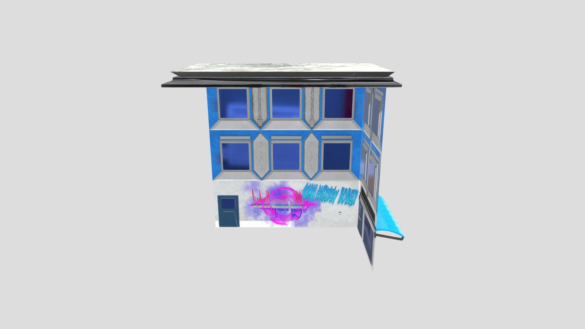 Manhattan Building - 3D model by DoubleBarrell [47d9f97] - Sketchfab