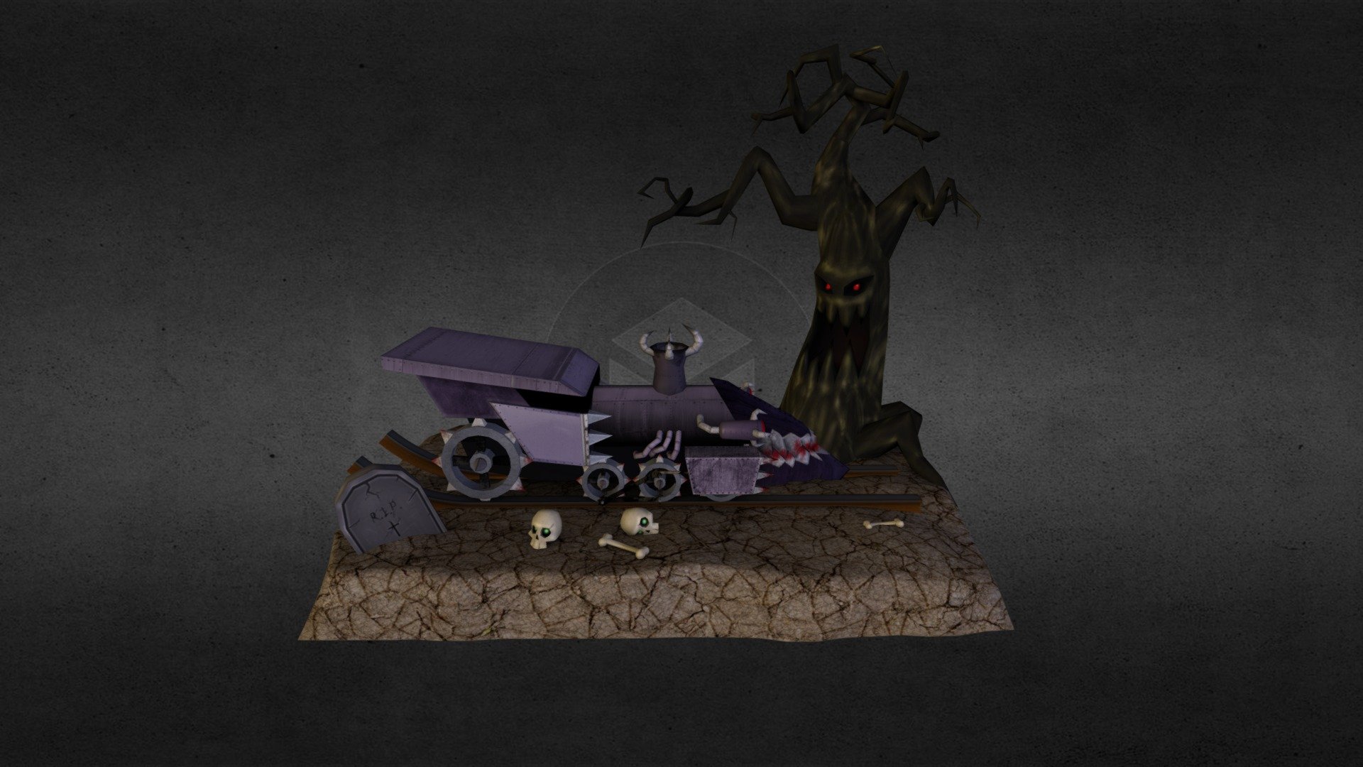 DeathTrain - 3D model by TiemeDeWit [47dc043] - Sketchfab