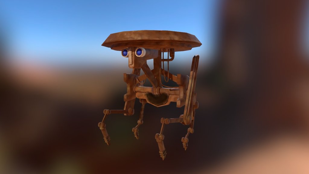 Mustafar Panning Droid WIP #2 - 3D model by Fauzan Syabana (@zansyabana ...