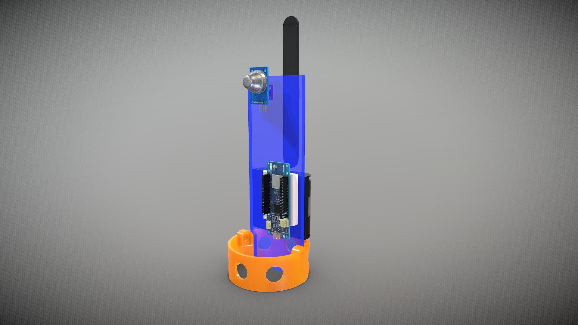 Binnenwerk luchtkwaliteitsmeter Veld - 3D model by Stichting Consortium ...