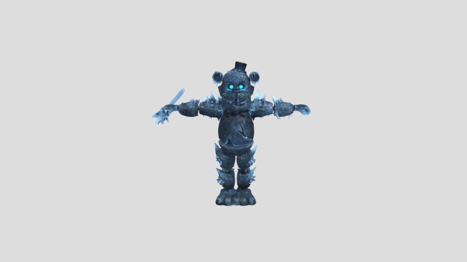 FNAF AR Black Ice Frostbear - Download Free 3D model by Kellanboi6428 ...