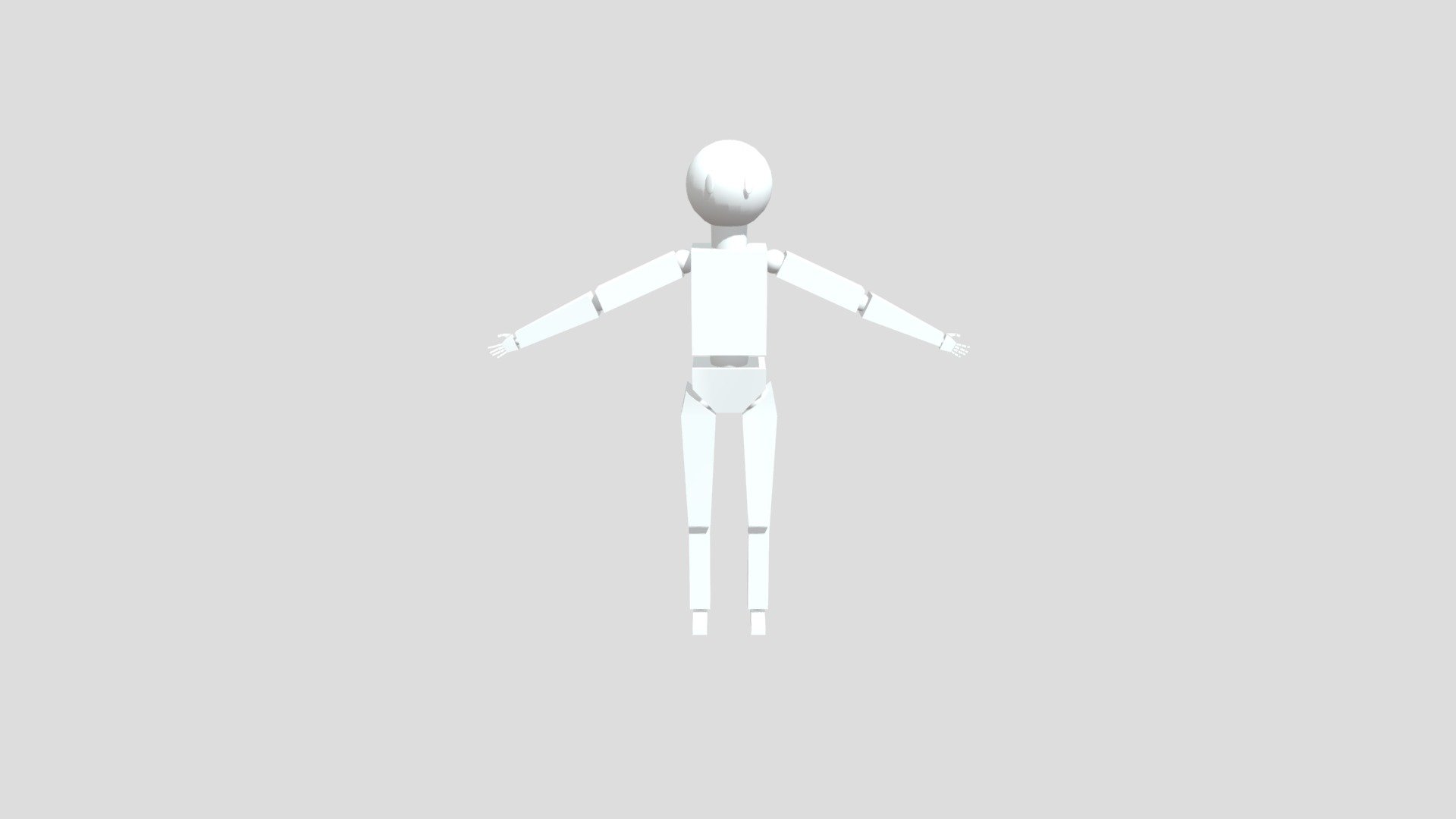 Low Poly Stick Figure Rigged - Download Free 3D model by Robersonjr ...