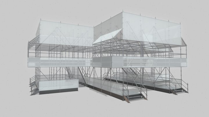 Scaffolding 3D models - Sketchfab