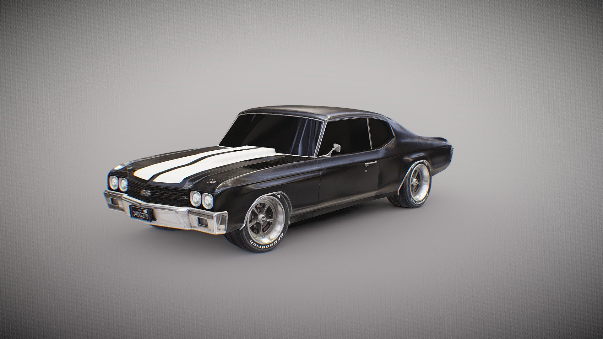 Chevrolet Chevelle 1970 - High Poly - 3D model by SWIZ (@swiz_prod ...