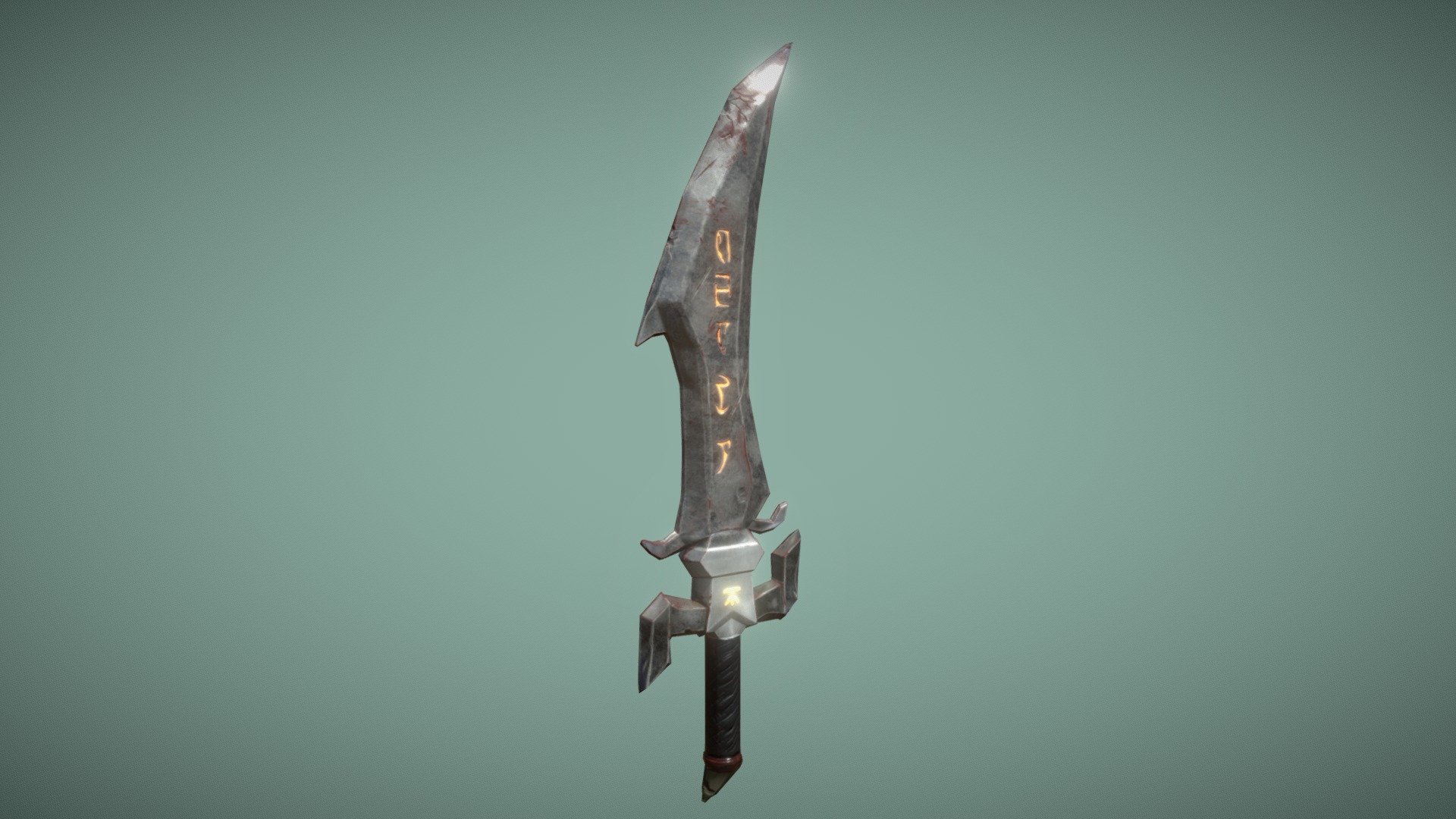Fantasy Sword - 3D model by Blenderolokos [47e8cf0] - Sketchfab