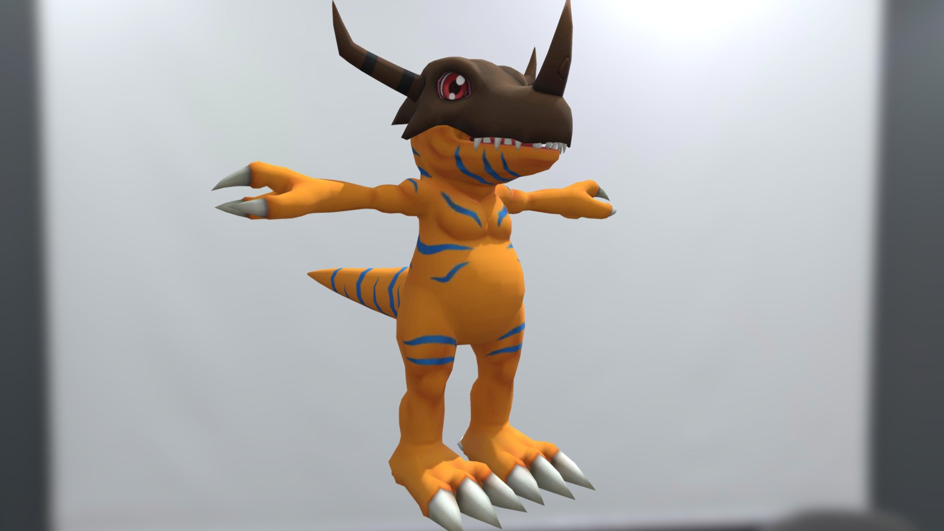 Greymon - 3D model by testnoexist [47e93ab] - Sketchfab
