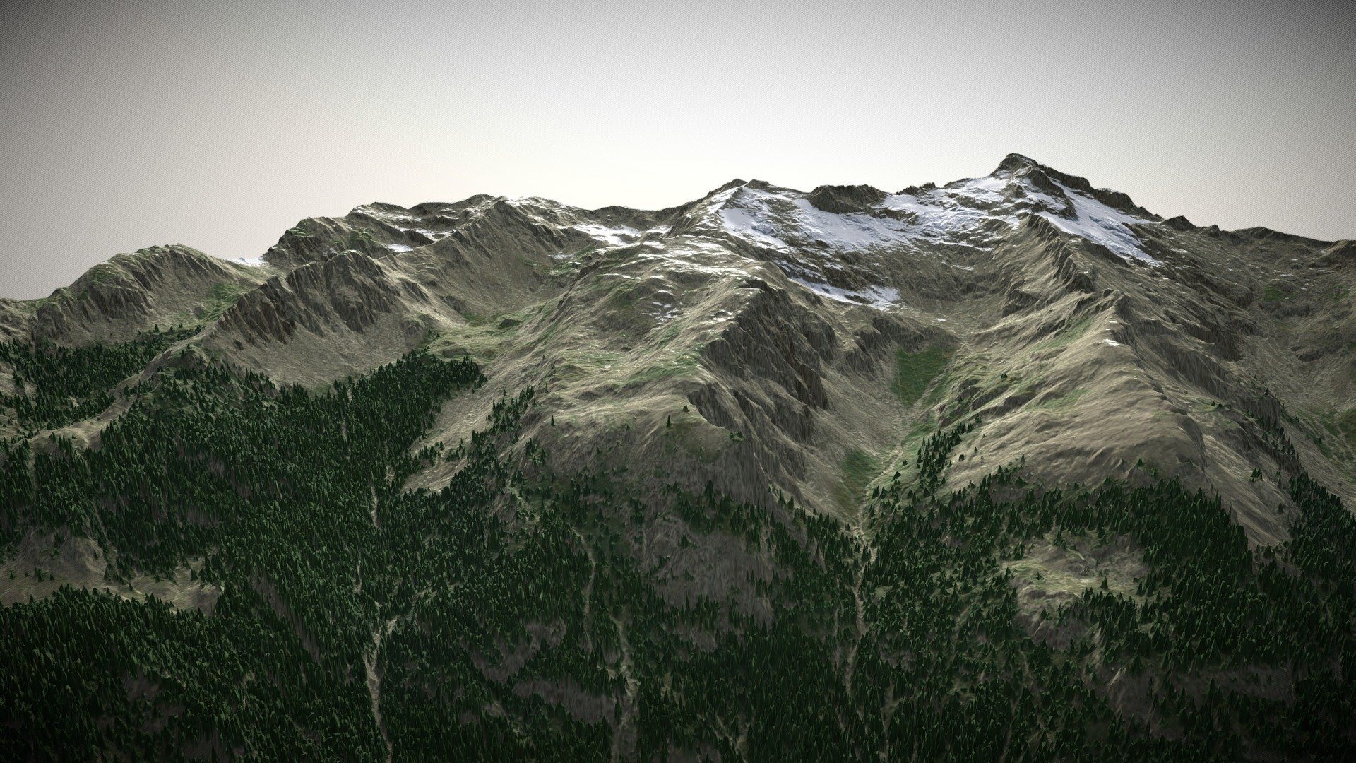 Glacier Peak Wilderness - Side Peak - 3D model by jakbb [47eae5d ...