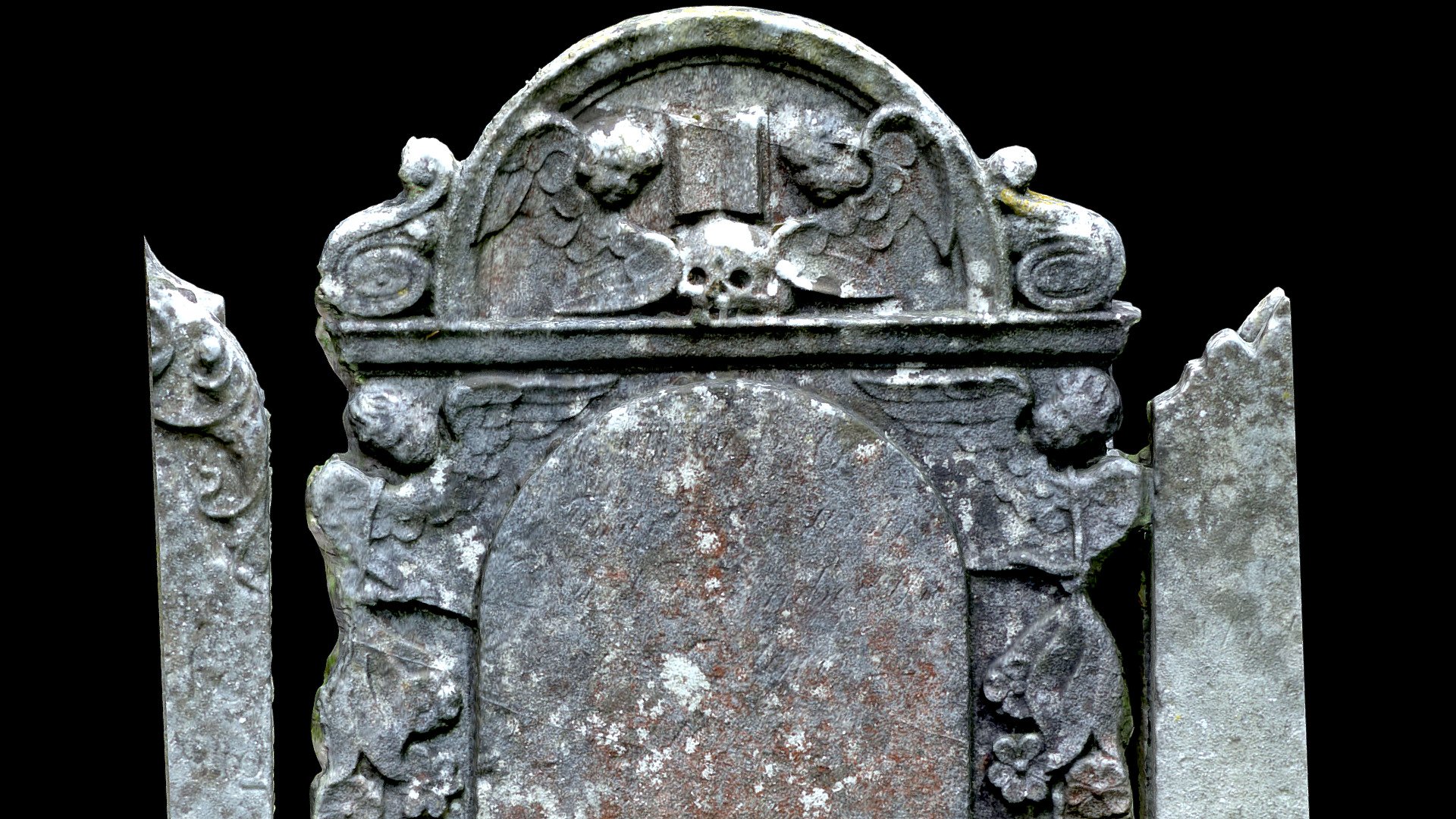 Cherubs gravestone, Holy Trinity, Millbrook - 3D model by Kenneth Lymer ...