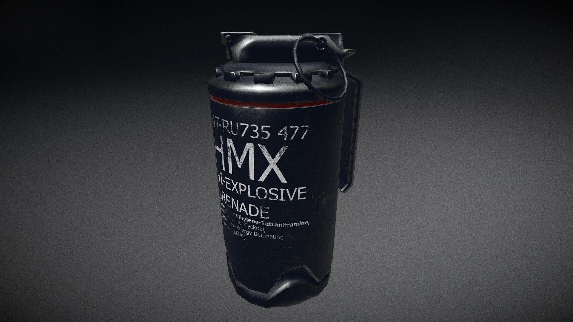 Low Poly Grenade - 3D model by Fahd Sultan (@sfsultan) [47ee088 ...