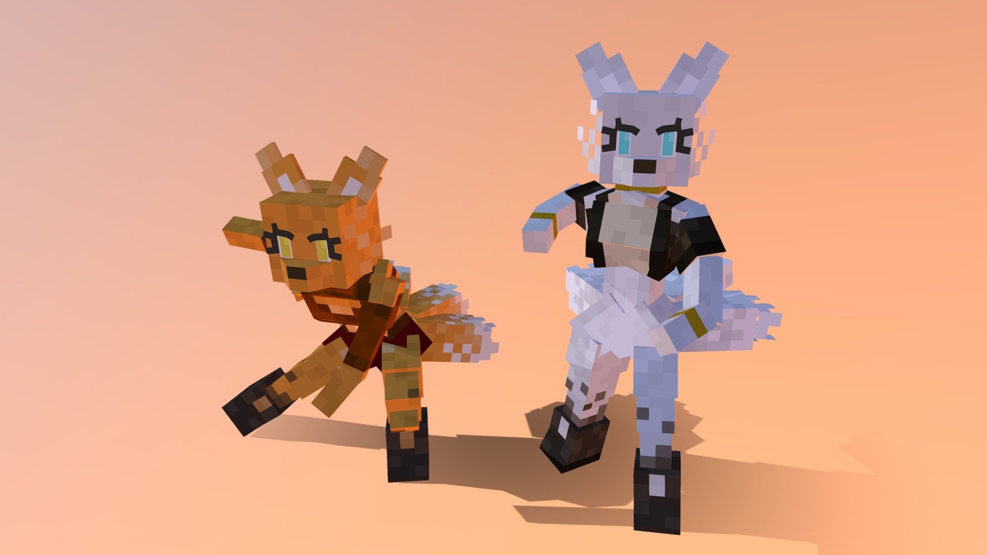 Minecraft fox boss concept. - 3D model by mrsirsquishy [47f1c59 ...