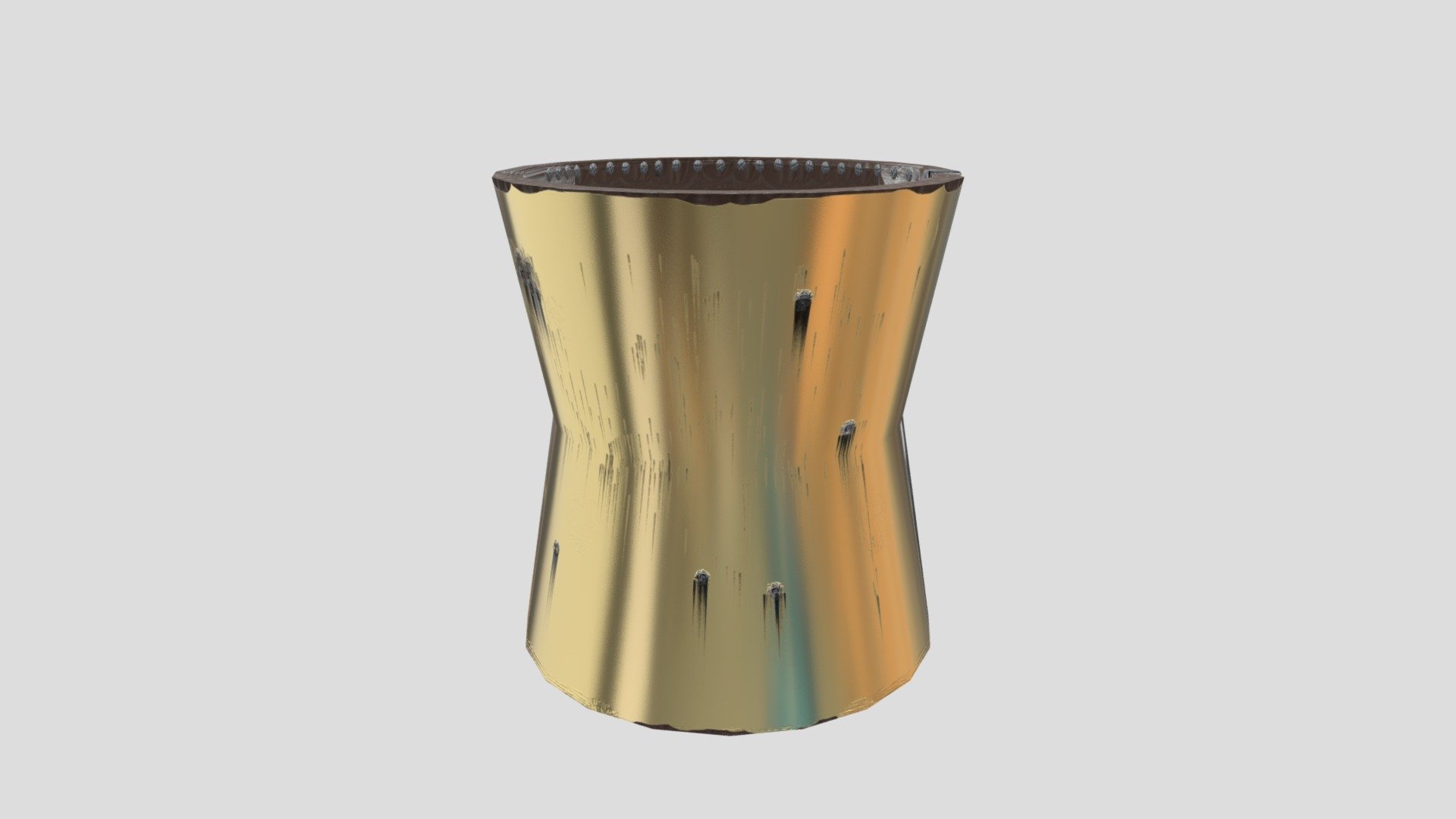 Futuristic Golden Barrel that was built in 1945! - 3D model by ...