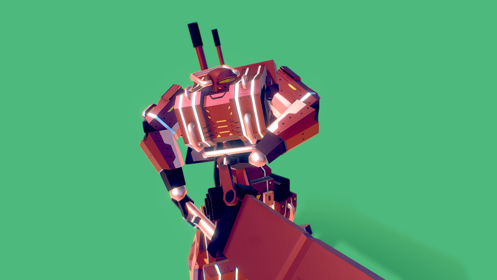Mecha Animation - School Project - 3D model by Tugay Lovsin (Probaru ...