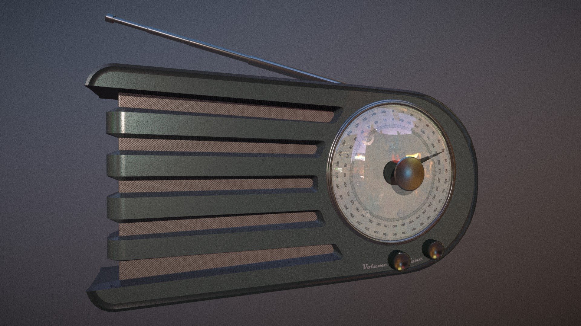 Little Radio - 3D model by trech (@trechend) [47f633c] - Sketchfab