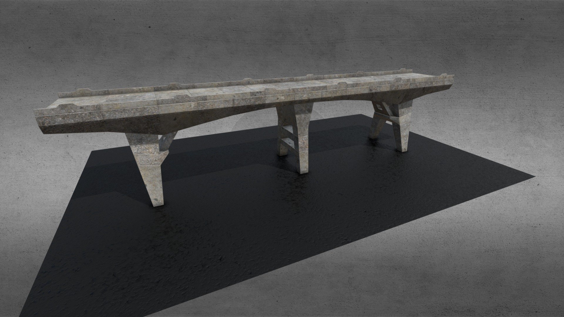 Large Double Span Bridge - 3D model by Military Assets (@militaryassets ...