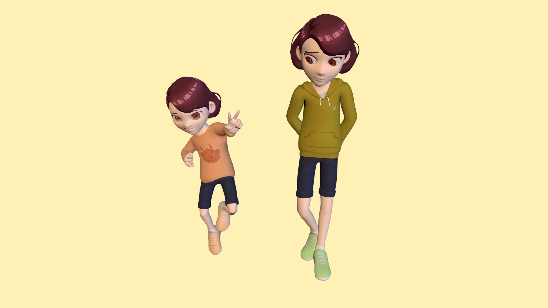 Main Character - 3D model by annoehh [47f923c] - Sketchfab