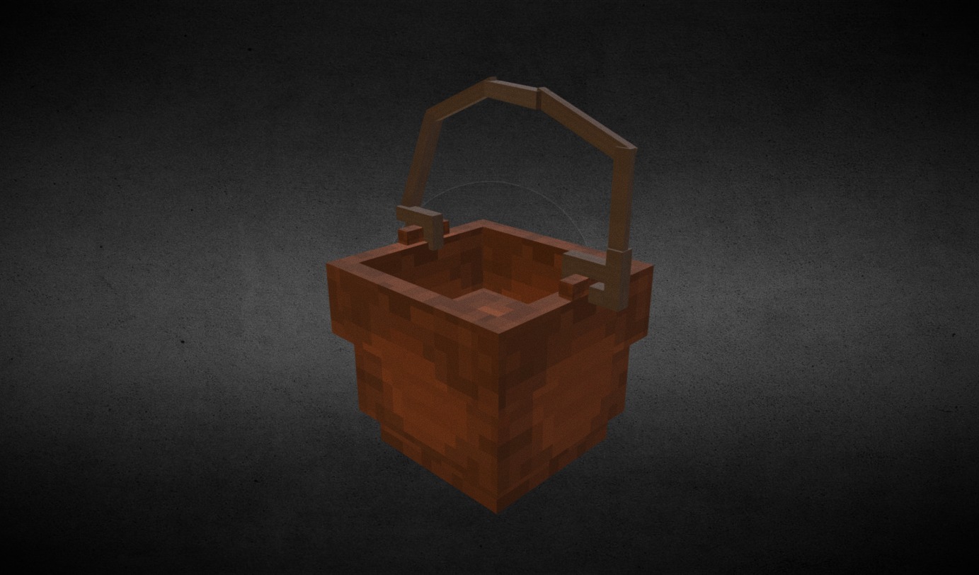 Empty Leather Bucket 1666 - 3D model by dragnoz [47f9d8c] - Sketchfab