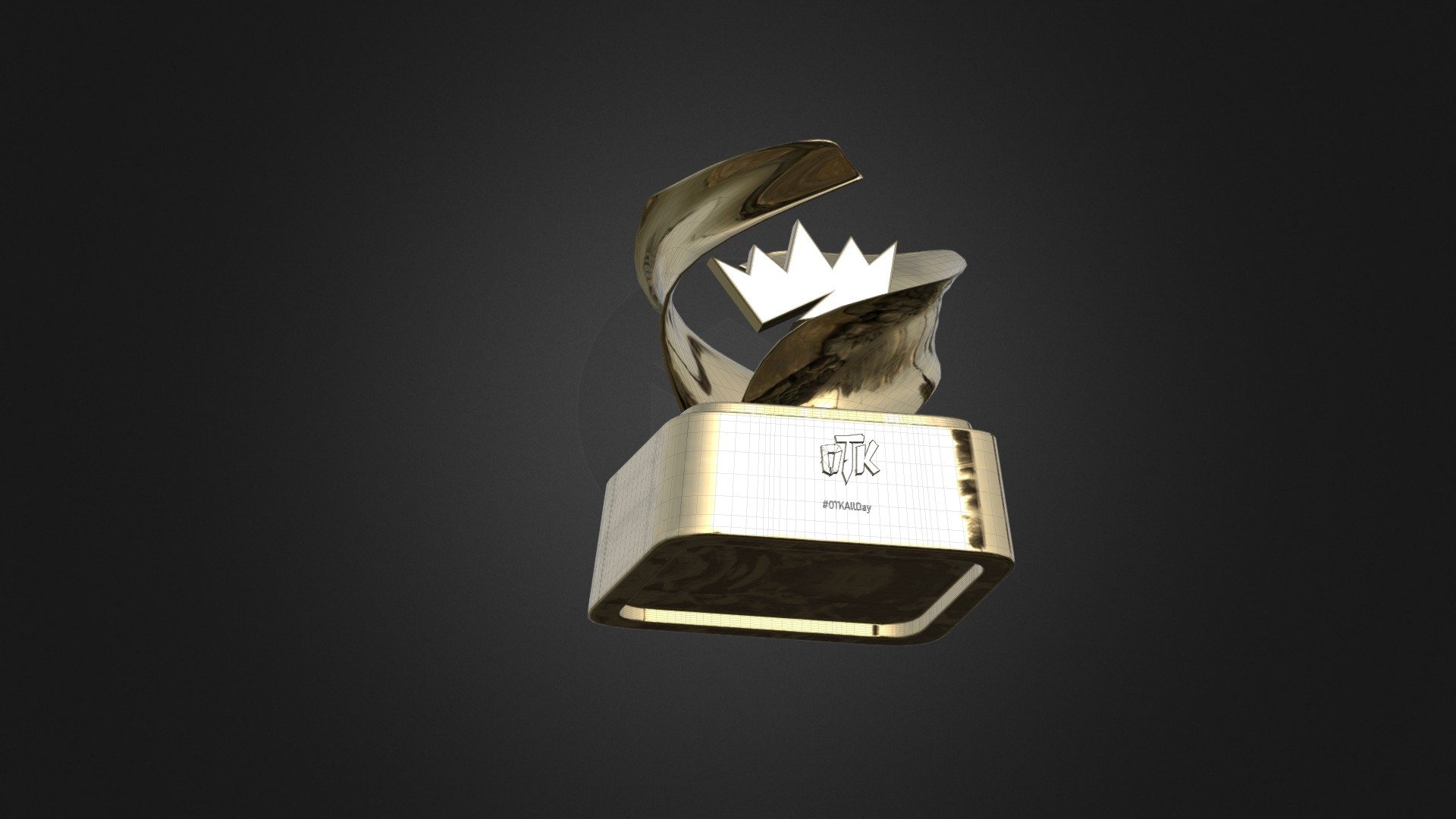 Trophy OTK - 3D model by hachemdznn1 [47fa3c7] - Sketchfab