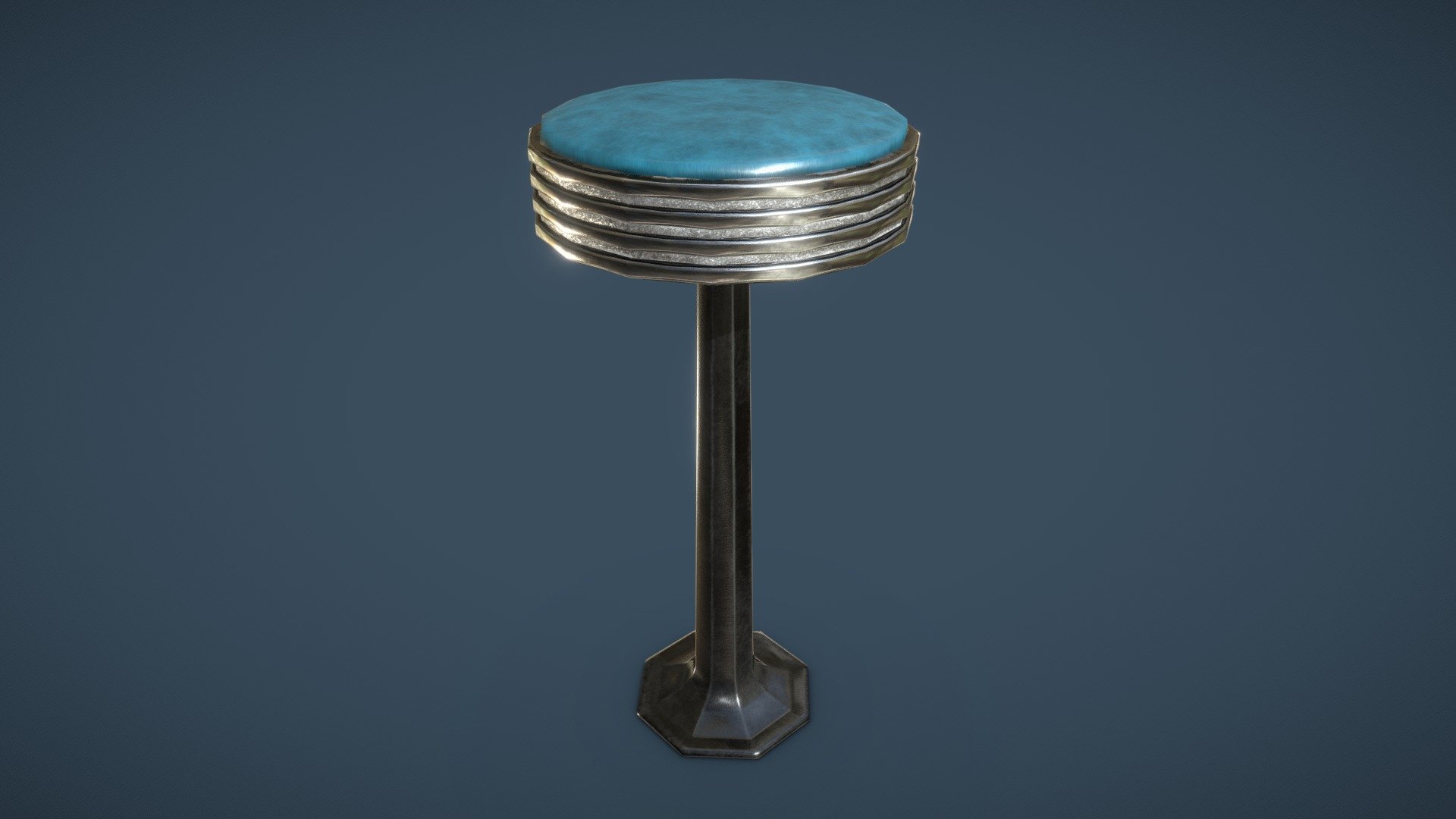 Realistic Bar Stool - 3D model by Eugène Caubel (@egn.cb) [47fb148 ...
